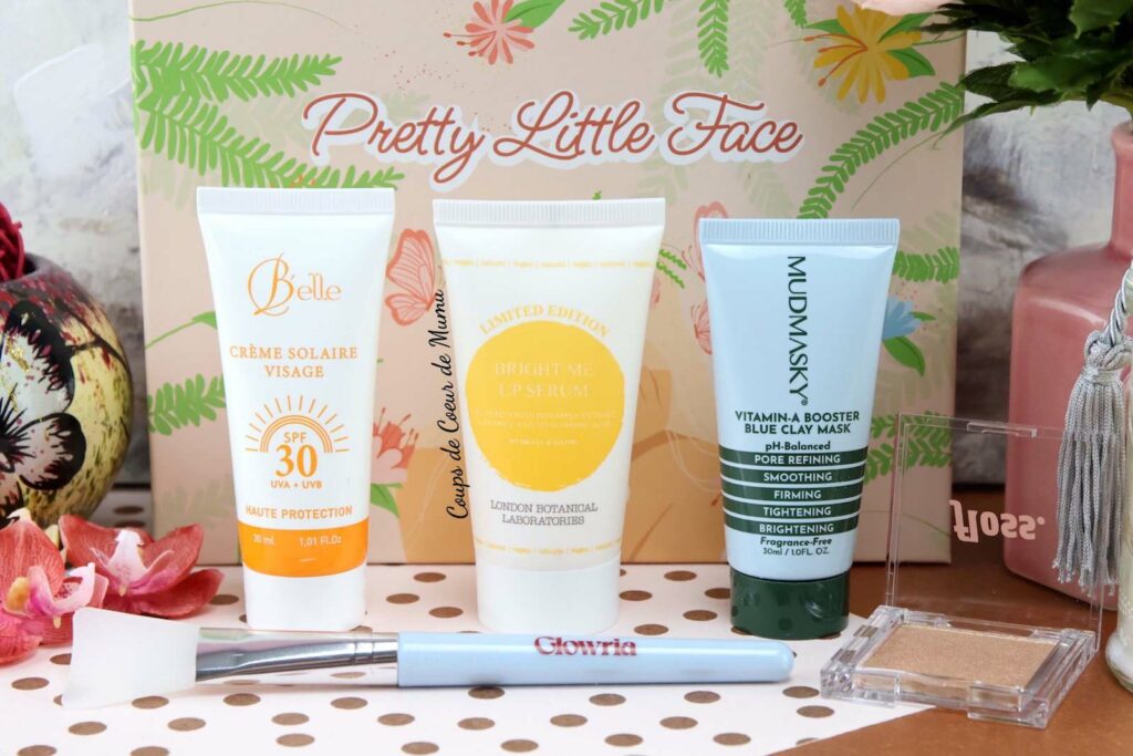 Box Beauté Glowria Pretty Little Face de Juin 2023 - Coups de Coeur de Mumu